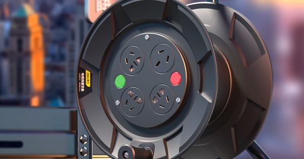 Deli tool cable reel anti leakage safety protection door high ...